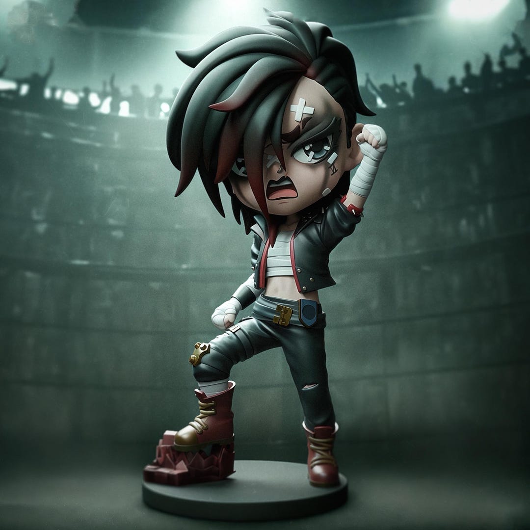 Vi Arcane Figure Resin Model Statue Custom Gift for Fans Arcane Vi ...
