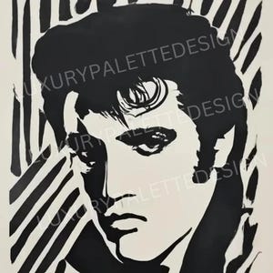 Elvis Pop Art Design - Etsy