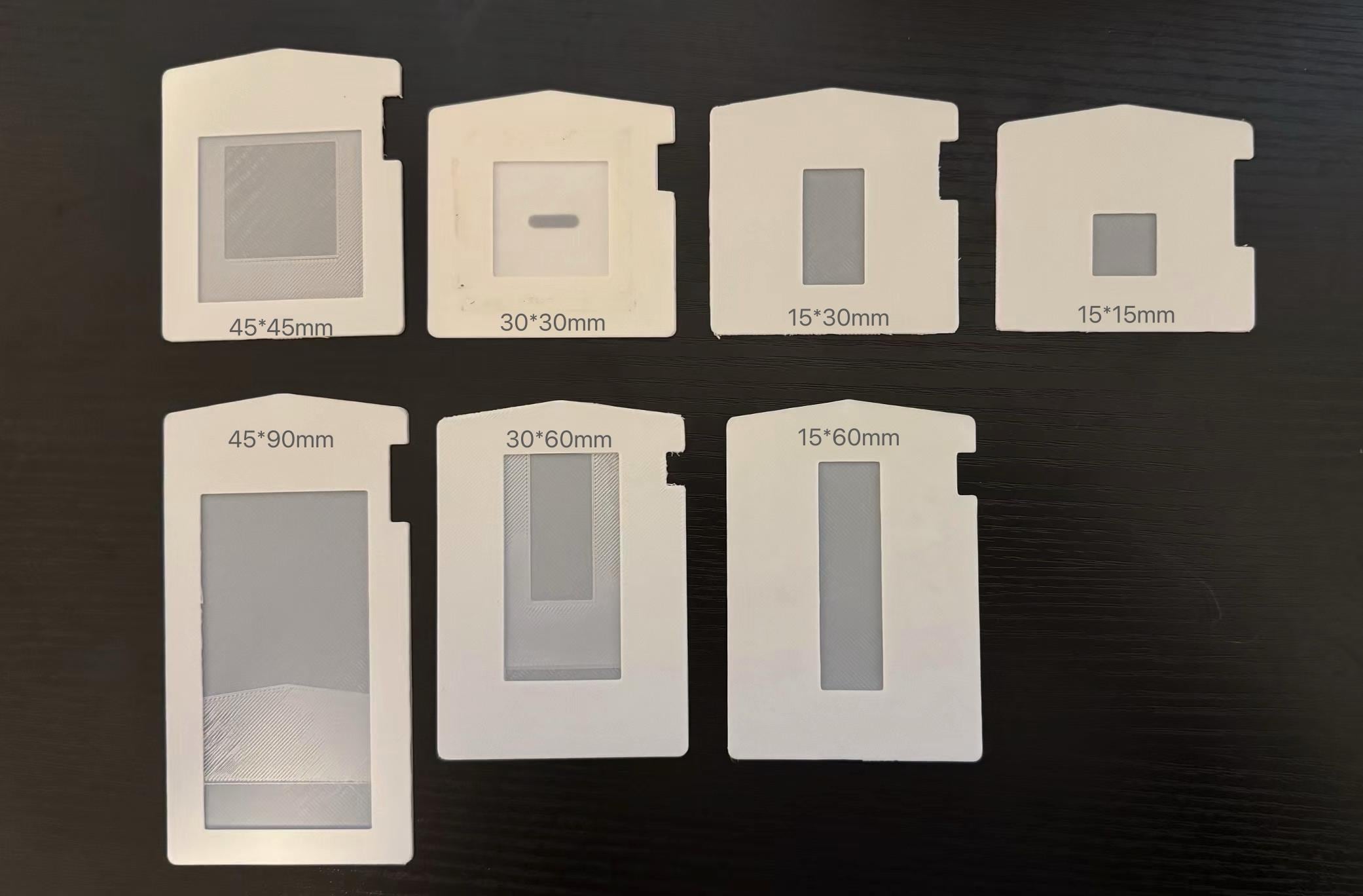 3D Printed Stamp Sheet, Stamp Frame, Stamp Board for Silhouette Mint ...