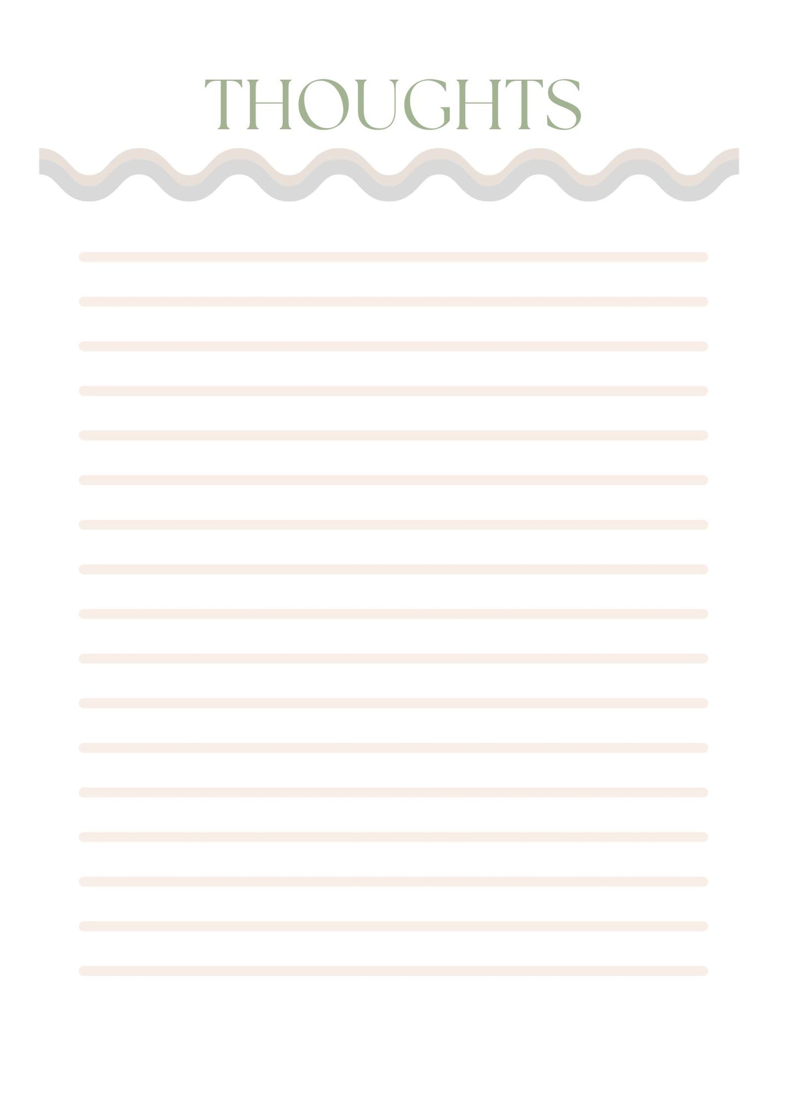 BOHO Planner Template - Etsy