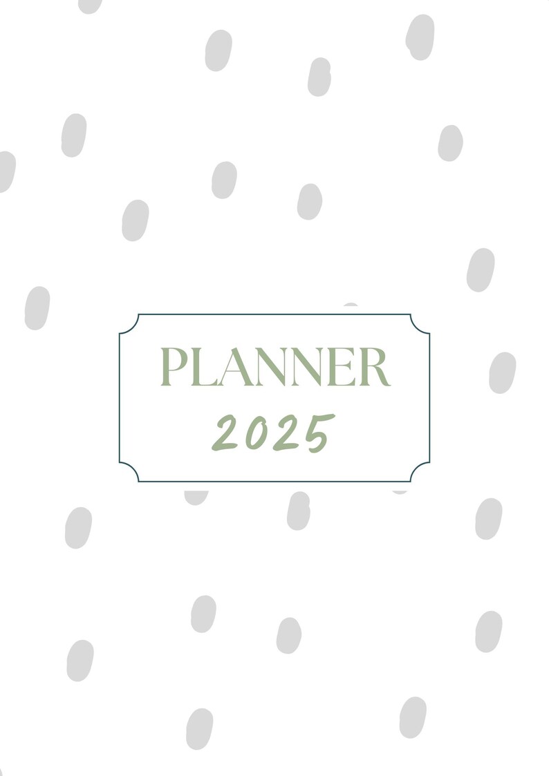 BOHO Planner Template - Etsy