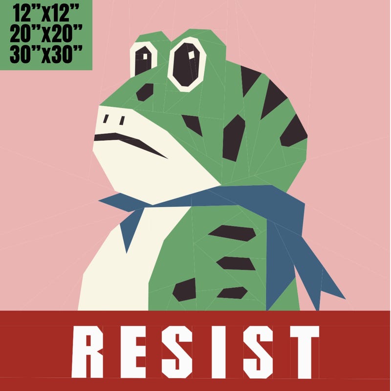 Resist Quilt Block - Etsy