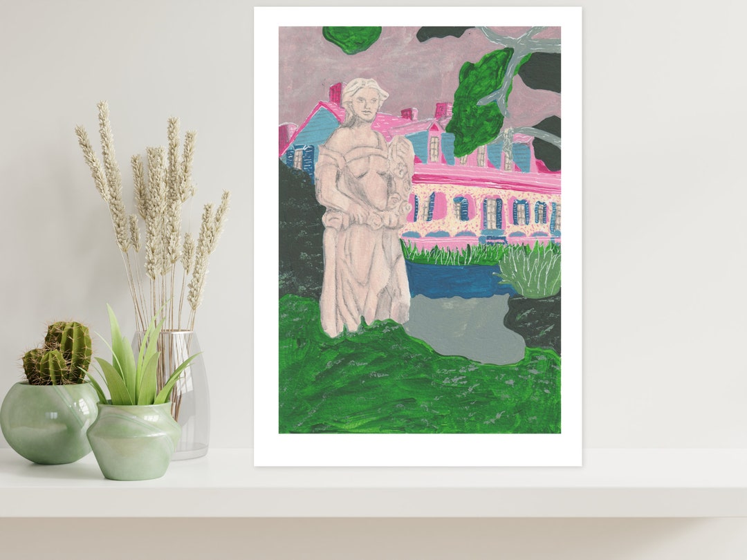 Original Myrtles Southern Home | Acrylic Painting Artist Megan Moran ...