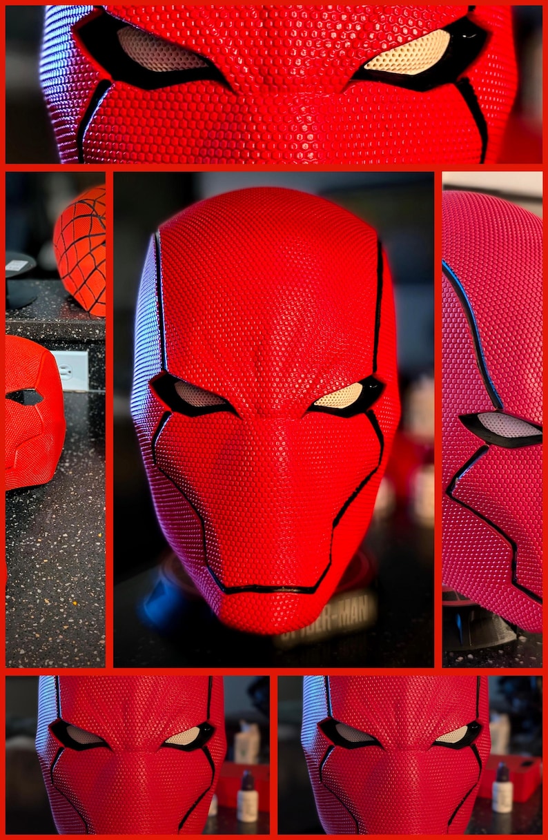 Red Hood Rebirth 3d Printed Helmet - Etsy