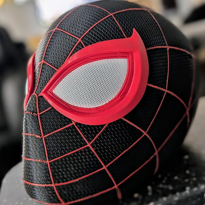 Miles Morales Mask - Etsy