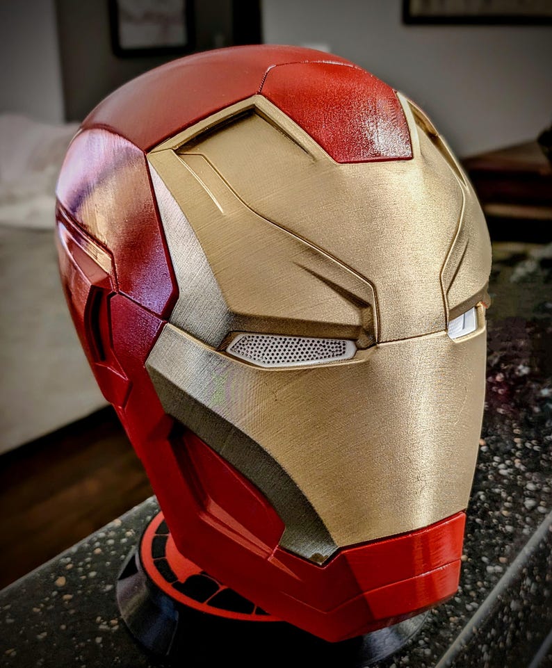 Iron Man 3d Printed Helmet - Etsy