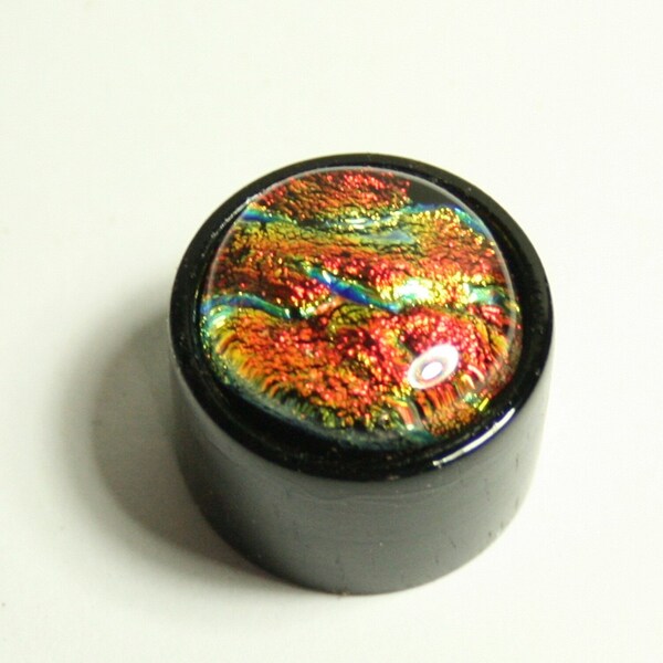 Dichroic Glass Knobs - Etsy