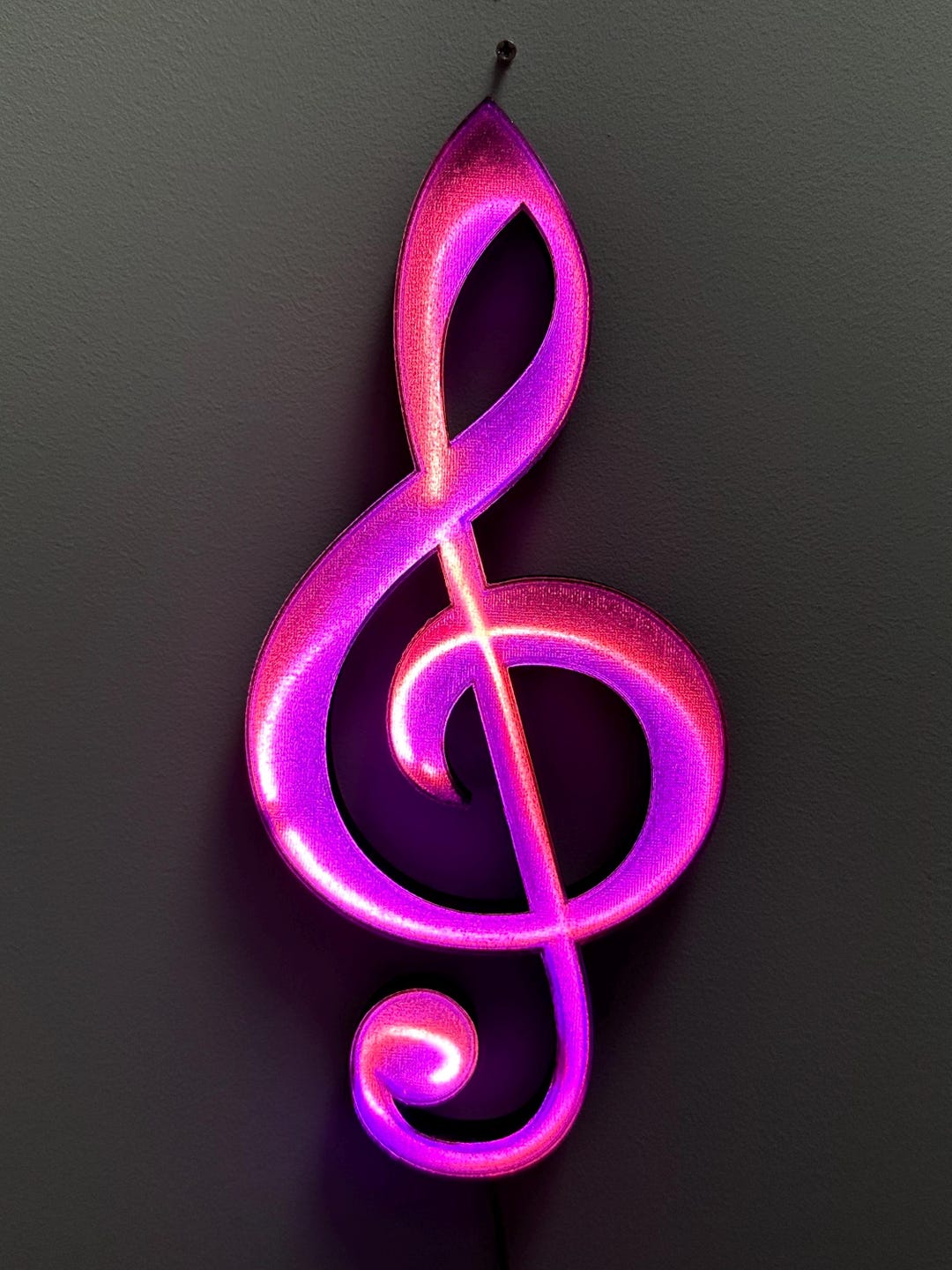 Treble Clef LED Sign for Home and Store Wall Decoration - Etsy
