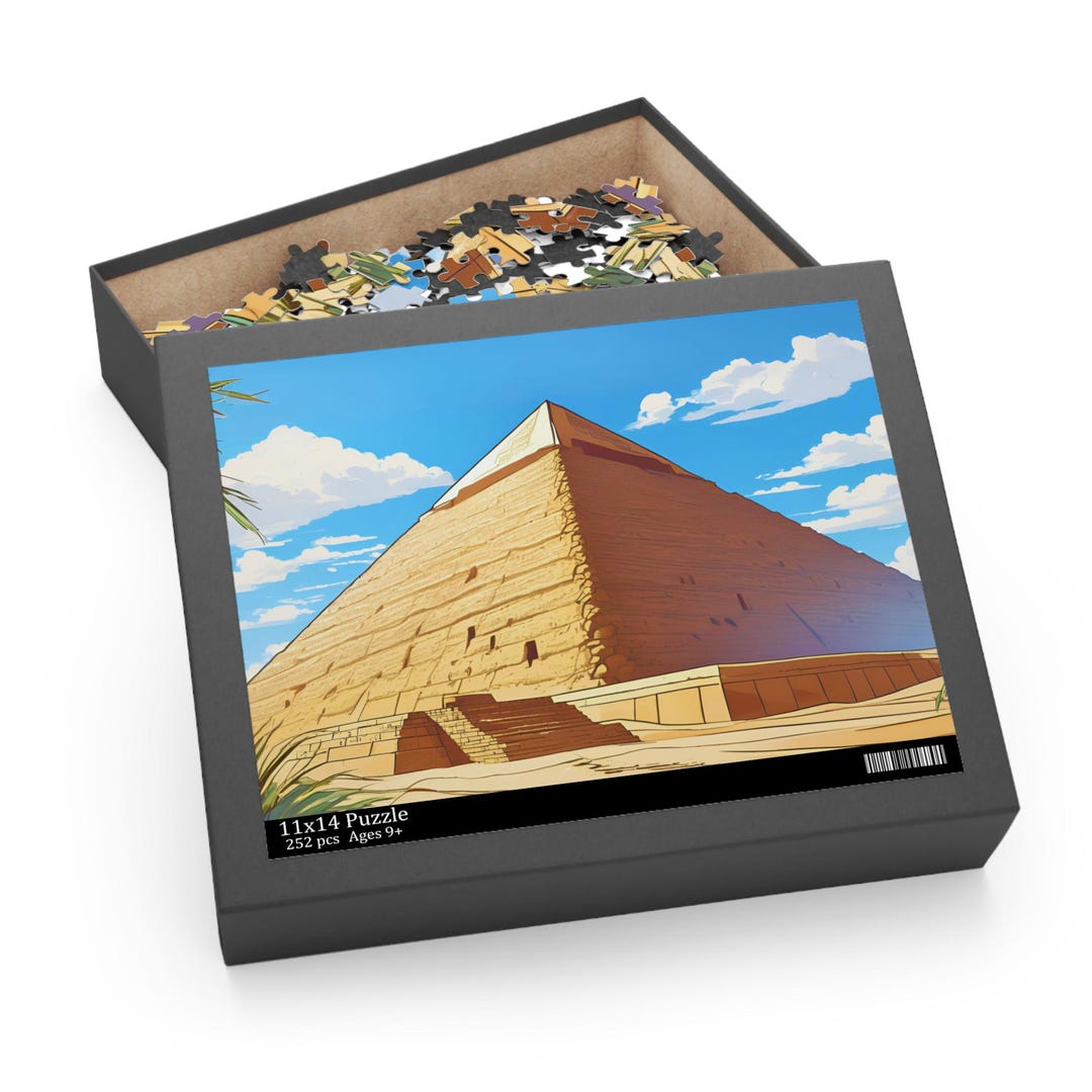 Pyramid Jigsaw Puzzle: Vibrant Colors, Challenging Fun - Etsy