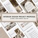 Interior Design Client Proposal, Interior Design Presentation, Project ...
