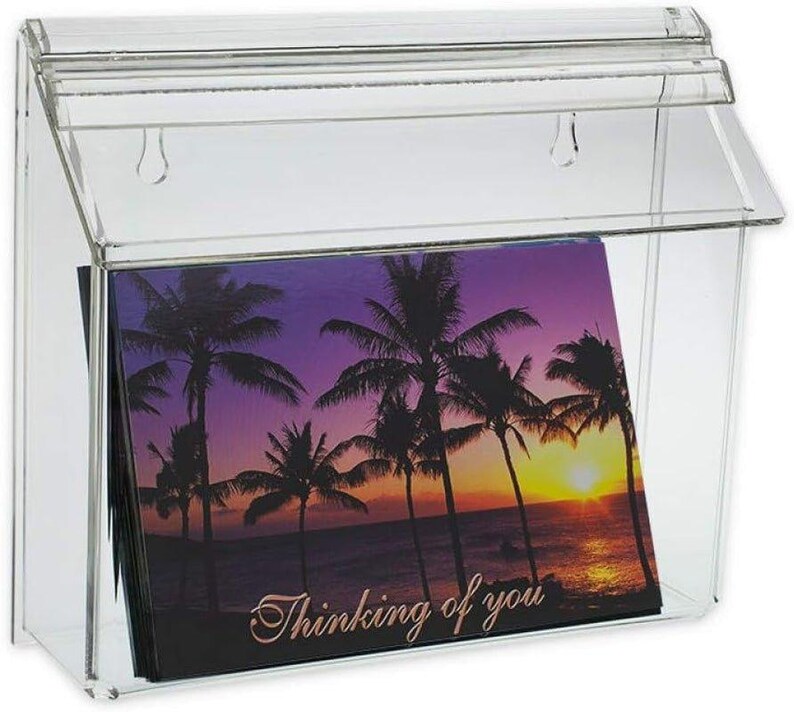 Source One Wall Mount Postcard Holder Outdoor Style Brochure Holder - Etsy