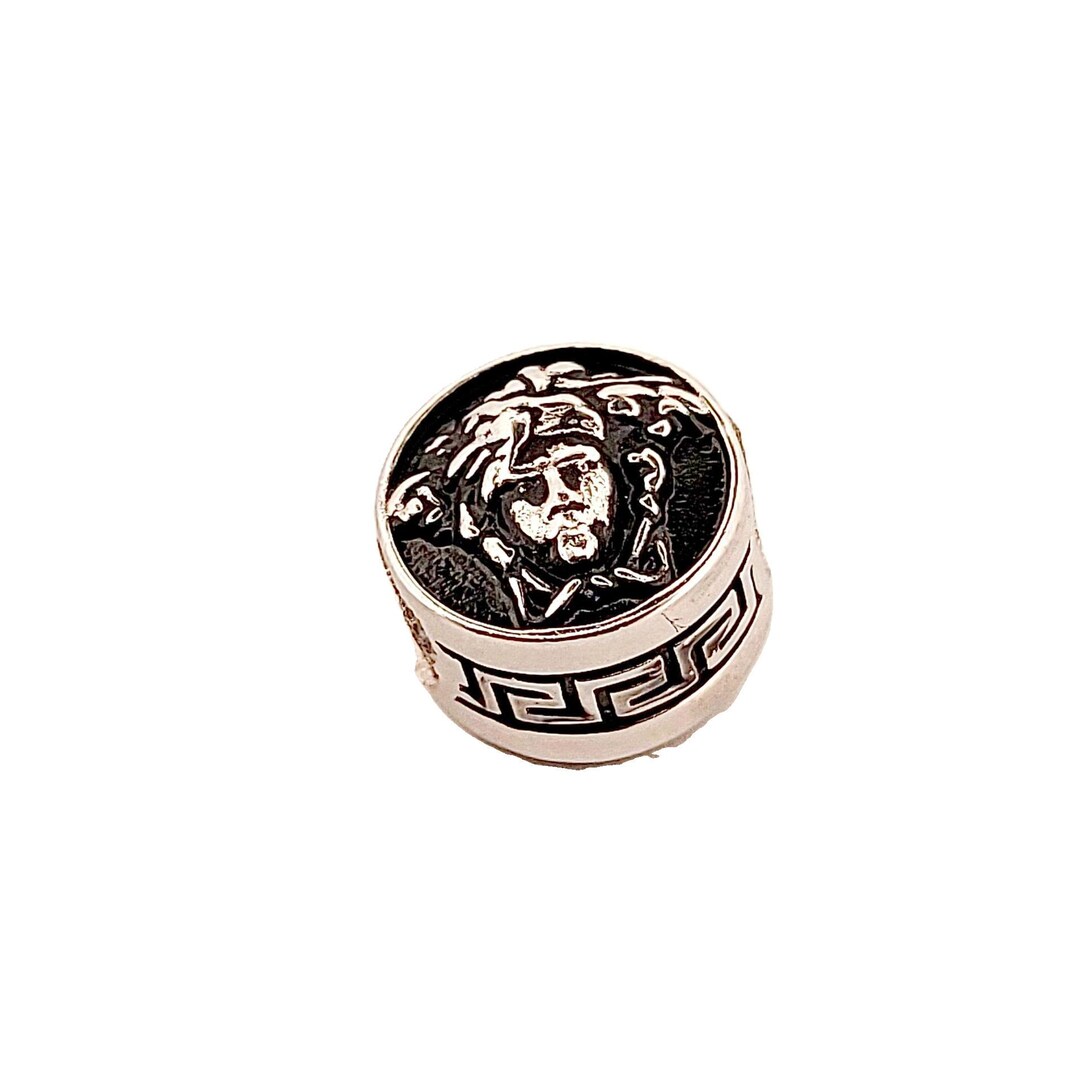 Medusa Silver Charm: Greek Mythology Bead for Pandora Bracelets - Etsy