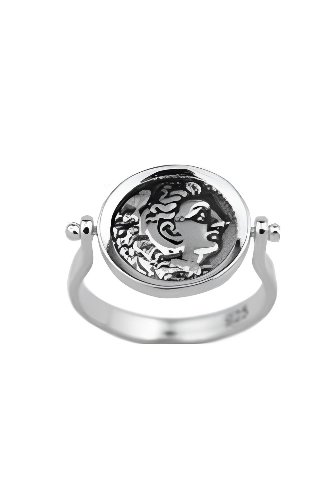 Alexander the Great Ring, Sterling Silver 925, Greek History Coin ...