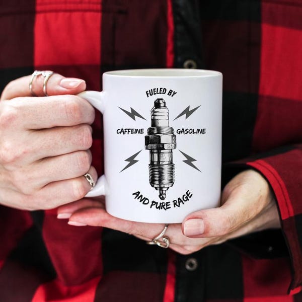 Spark Plug Coffee Mug - Etsy
