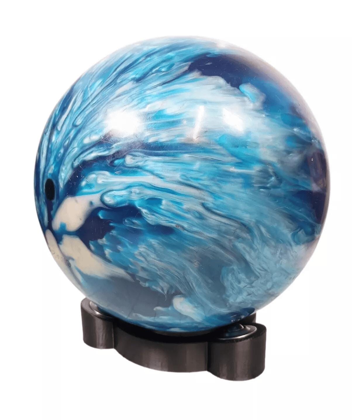 Custom Bowling Ball Cleaning Stand With Ball Bearing Spinners Ad Your ...