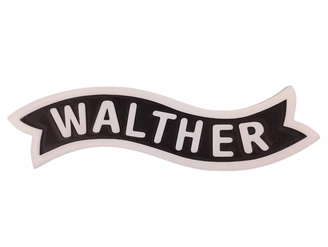 Walther Firearms Logo Wall Hanging Decor Sign - Etsy
