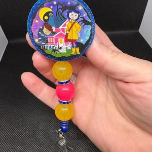 Coraline Inspired Badge Reels. This Listing is for ONE Badge Reel of ...