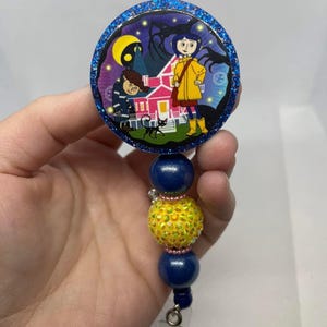 Coraline Inspired Badge Reels. This Listing is for ONE Badge Reel of ...