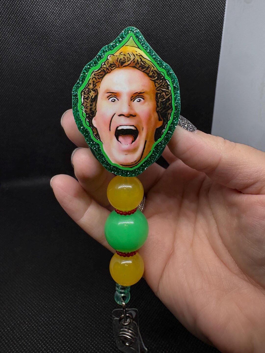Christmas Buddy the Elf Inspired Badge Reel - Etsy
