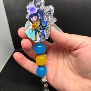 Coraline Inspired Badge Reels. This Listing is for ONE Badge Reel of ...