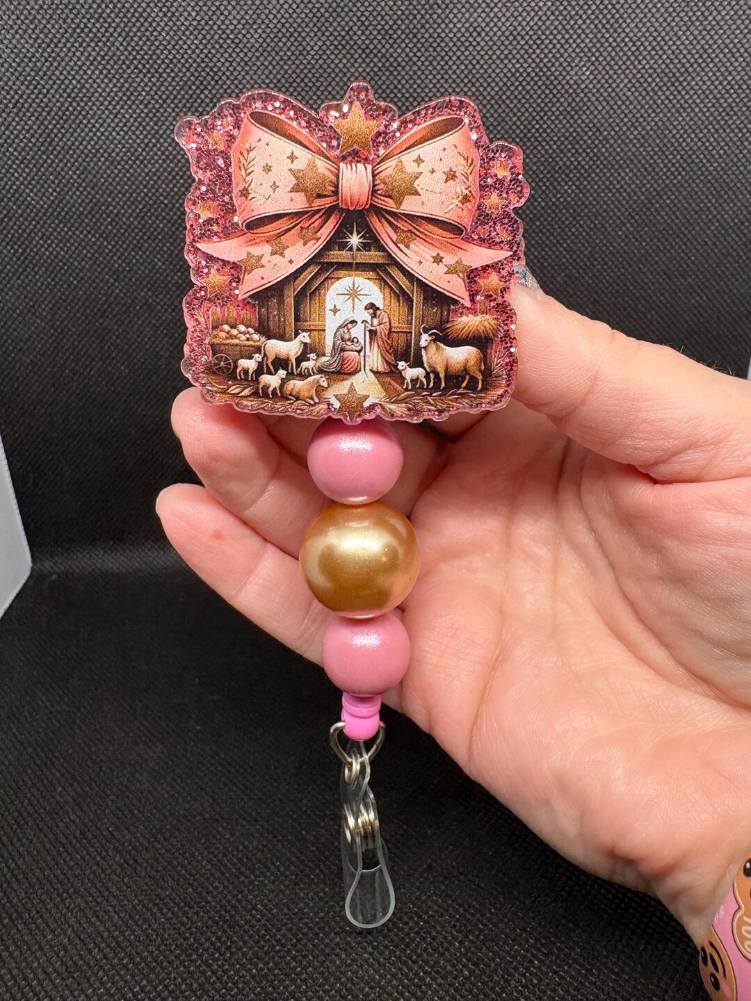 Nativity Scene Christmas Badge Reel - Etsy
