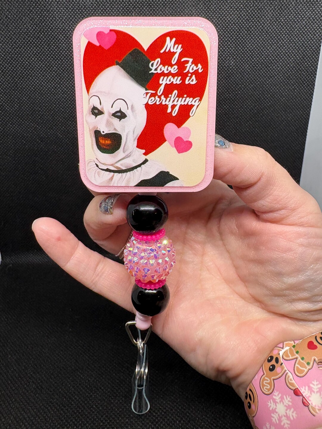 Terrifier Art the Clown Inspired Badge Reel. - Etsy
