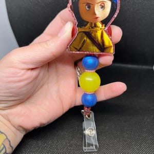 Coraline Inspired Badge Reels. This Listing is for ONE Badge Reel of ...