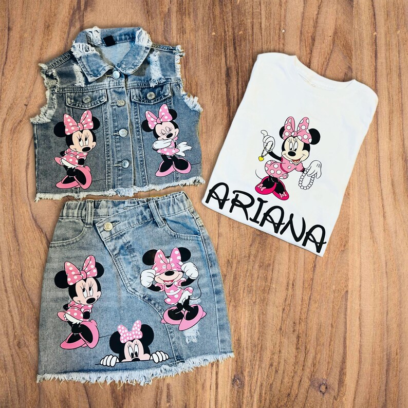 Minnie Mouse Birthday Girl Set Outfit - Etsy