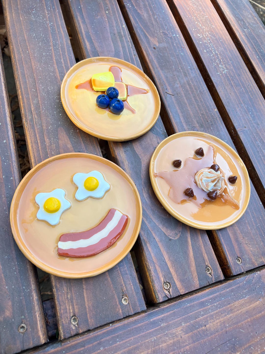 Pancake Trinket Dishes - Etsy UK