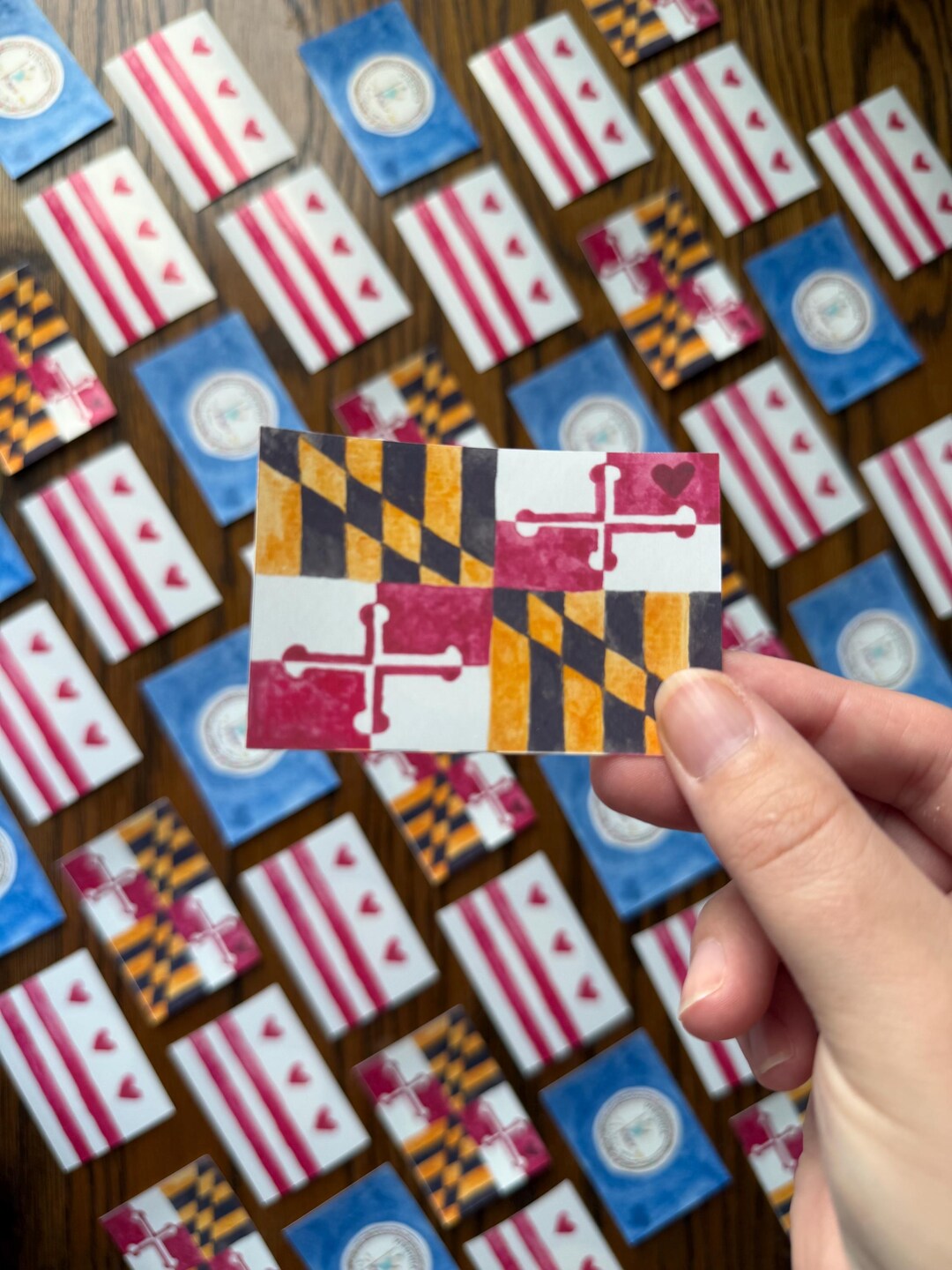 Maryland Flag Sticker - Perfect for Anyone in the DMV! - Etsy