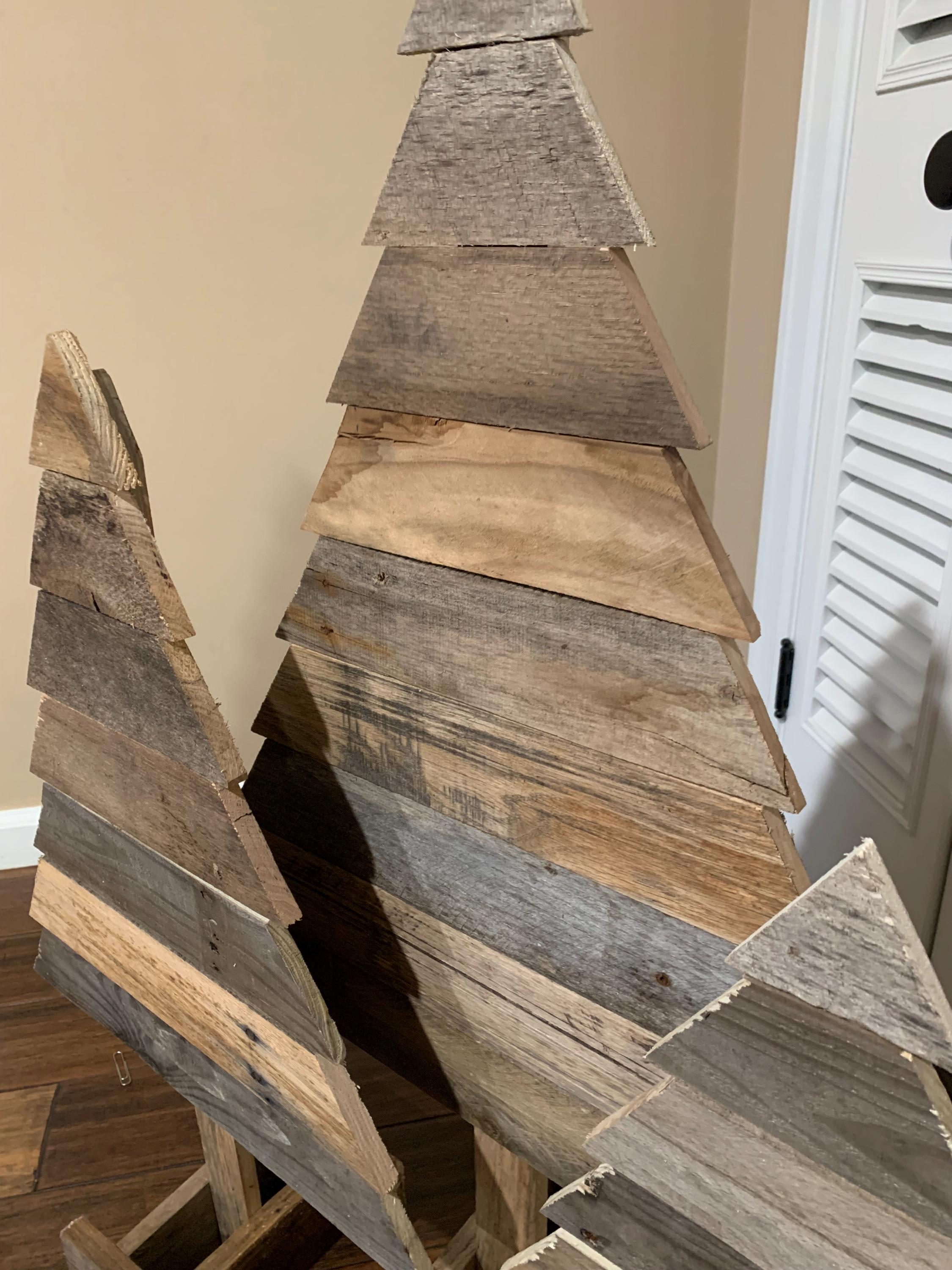 Pallet Wood Christmas Trees for Holiday Decor - Etsy