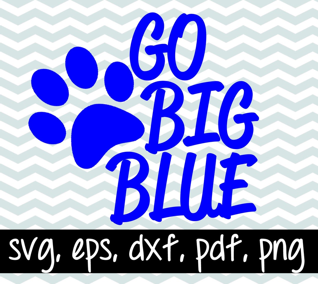 Go Big Blue Clip Art