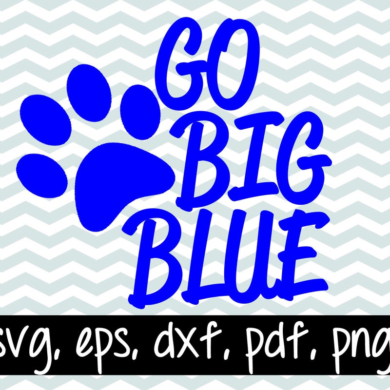 Go Big Blue - Etsy