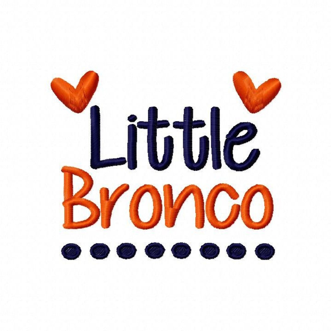 Little Bronco Machine Embroidery Design 4x4 5x7 6x10 Team Instant ...
