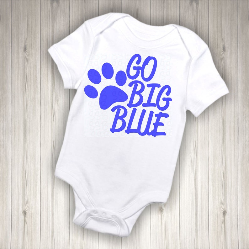 Go Big Blue Wildcats SVG Cutting Machine File Cricut - Etsy