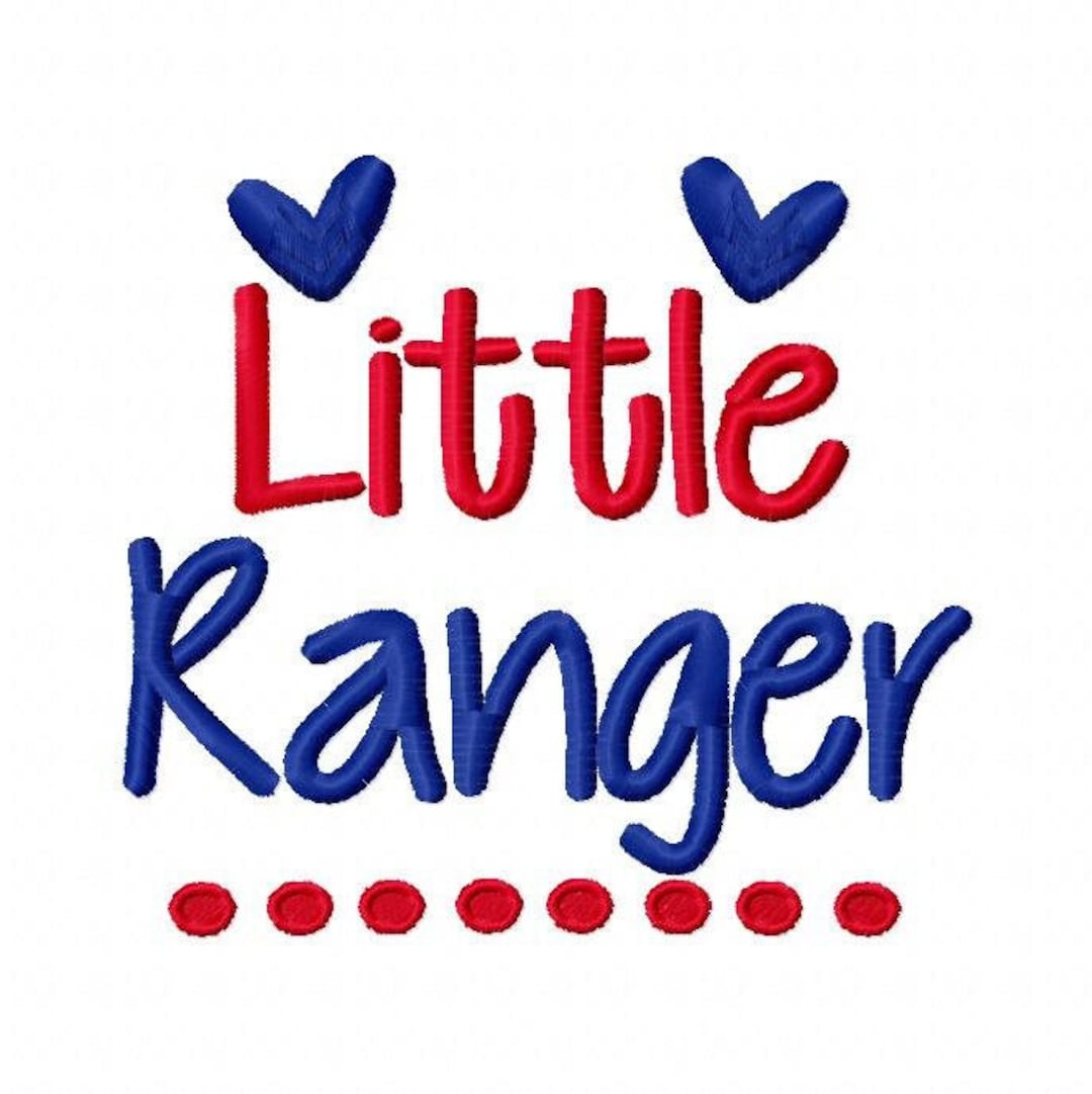 Little Ranger Machine Embroidery Design 4x4 5x7 6x10 Team Instant ...