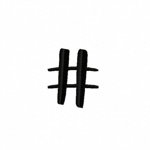 Hashtag Sign - Etsy