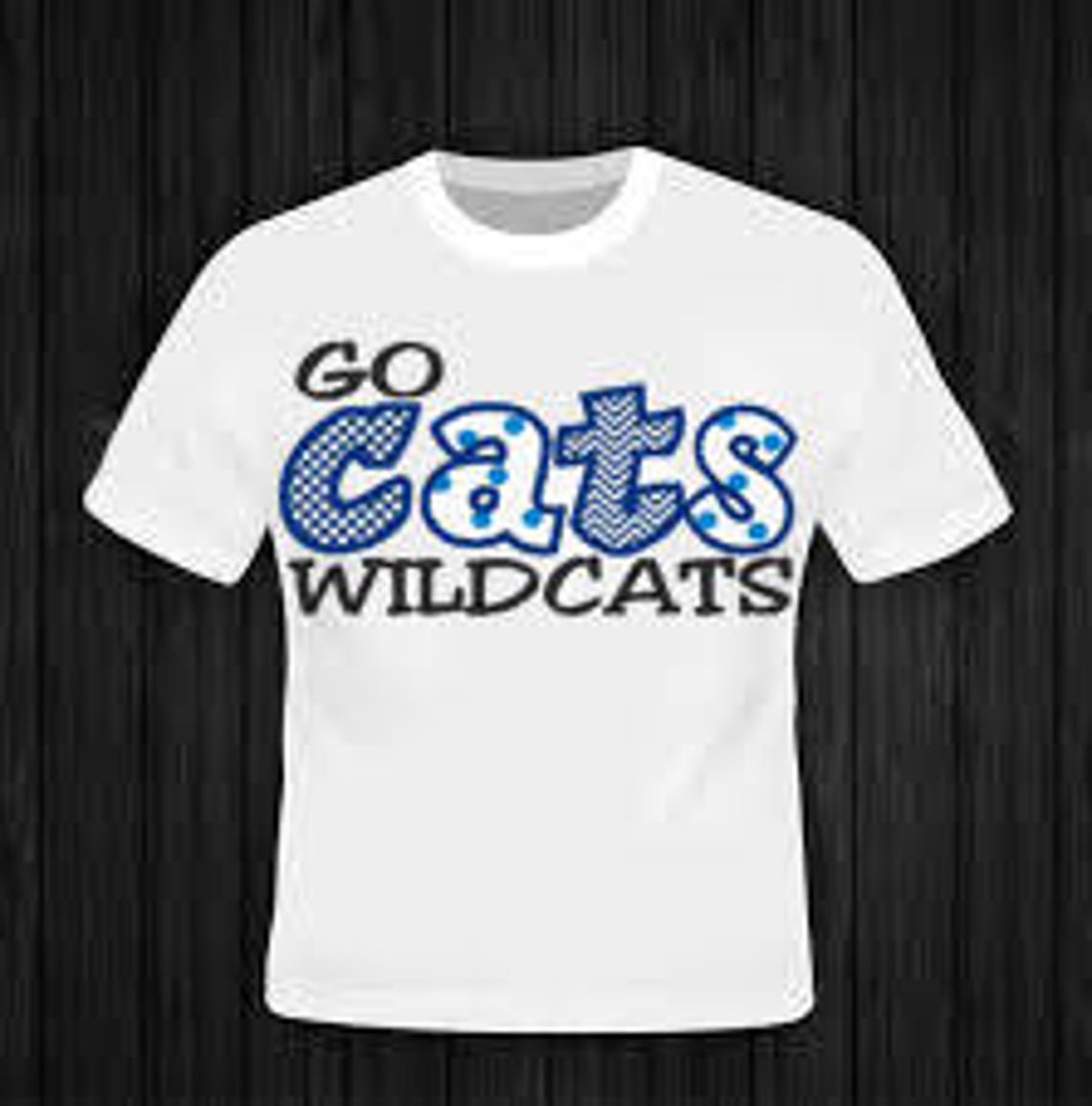 GO CATS Wildcats 4x4 7x5 10x6 Applique Machine Embroidery - Etsy