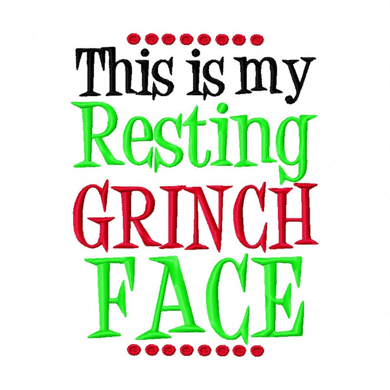 Grinch Monogram Svg - Etsy