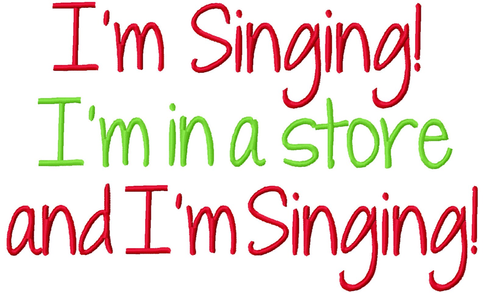 I'm Singing 4x4 5x7 6x10 Christmas Elf Movie Quote Machine - Etsy