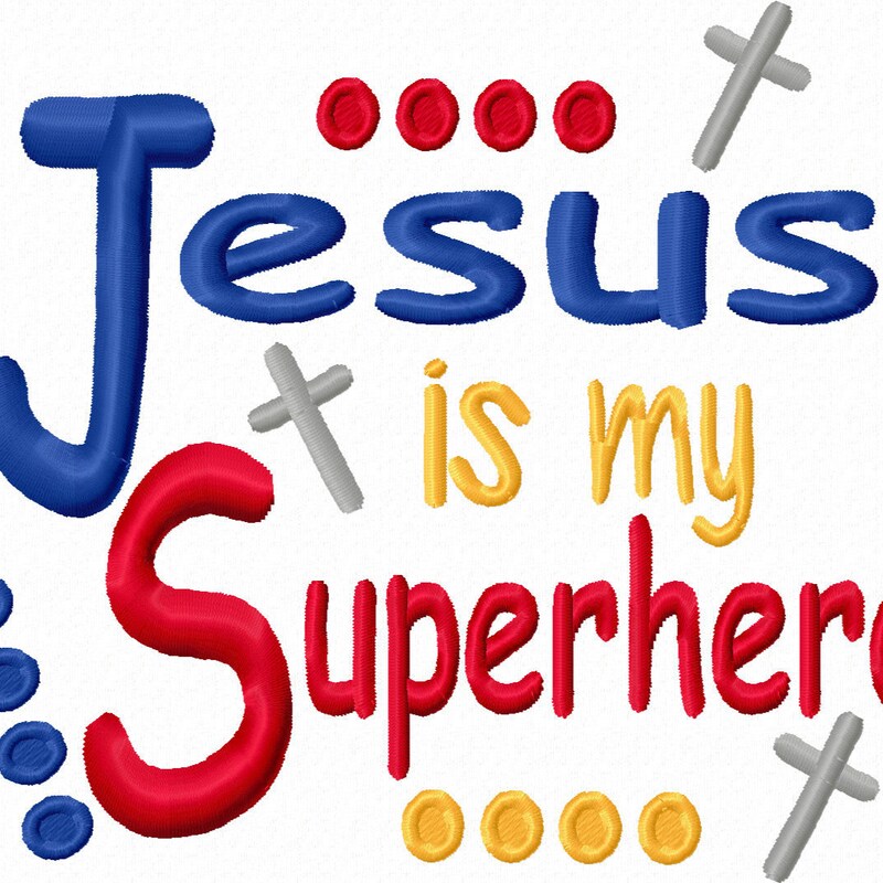 Jesus is My Superhero Craft - Etsy