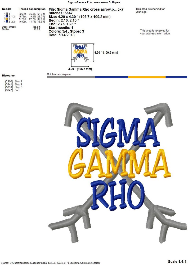 Sigma Gamma Rho Sorority Cross Arrow Machine Embroidery Design - Etsy