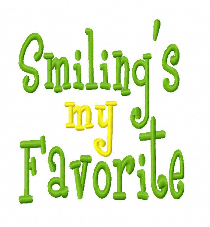 Smiling's My Favorite 4x4 5x7 6x10 Christmas Elf Movie | Etsy