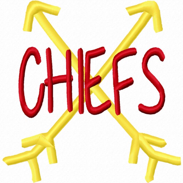 Kansas City Chiefs Embroidery Design - Etsy