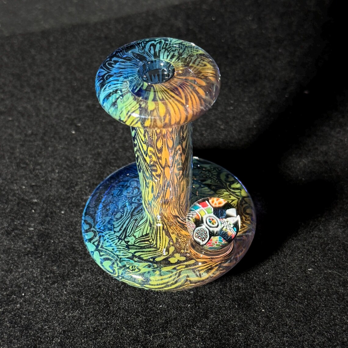 Fume Pattern Peak Dry Top With Murrine Marble - Etsy