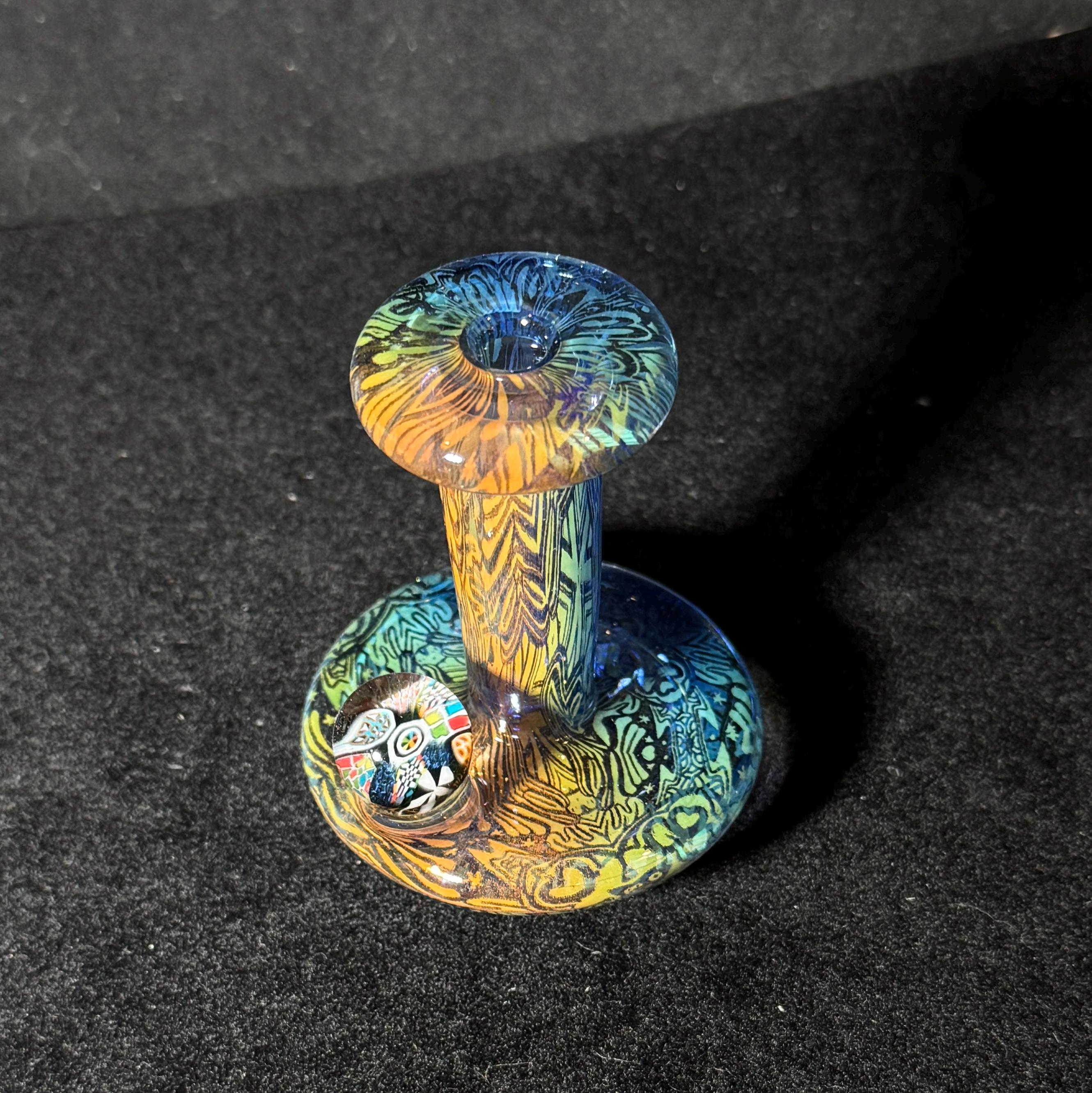 Fume Pattern Peak Dry Top With Murrine Marble - Etsy