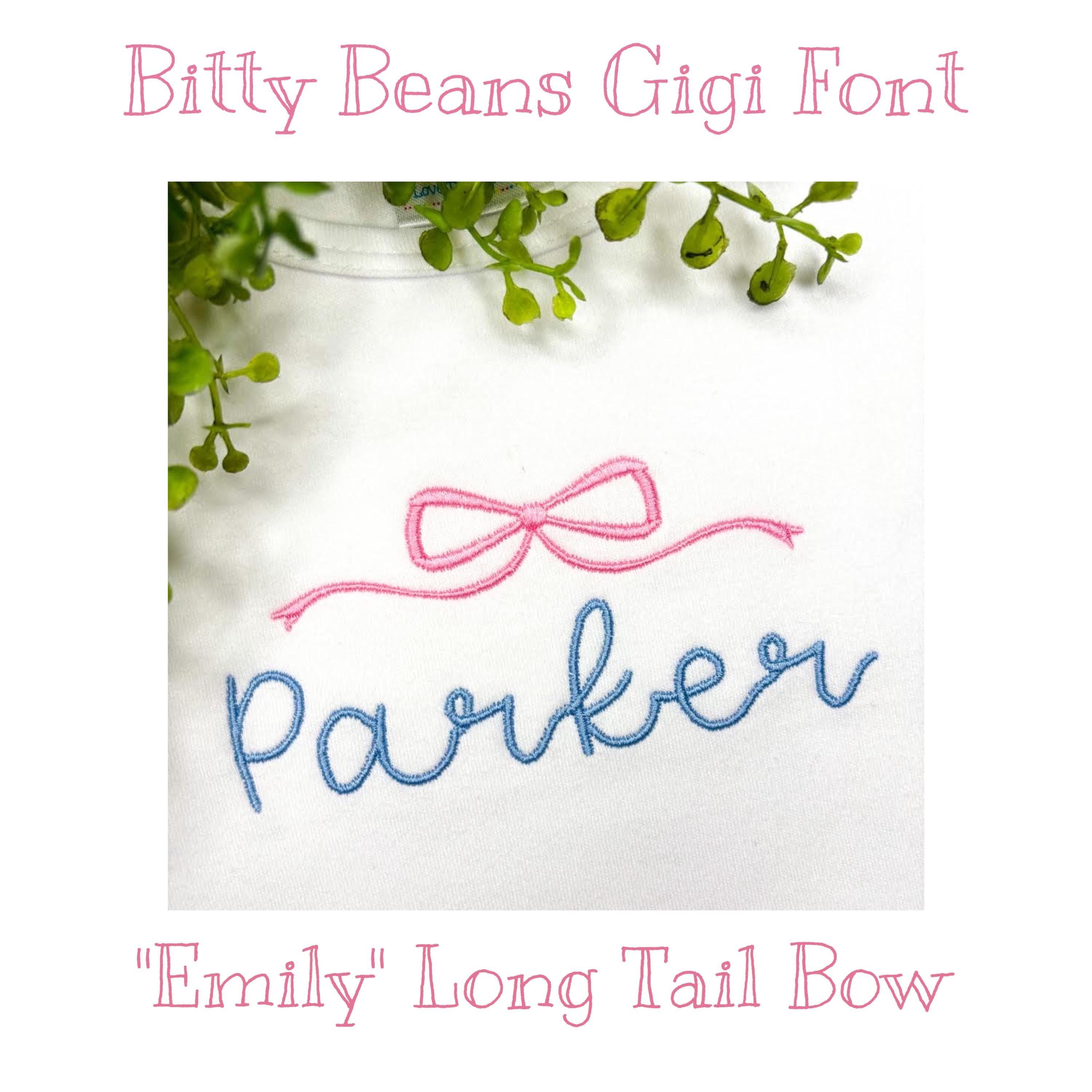 Gigi Satin Stitch Handwritten, Script Cursive Font Classic Vintage ...