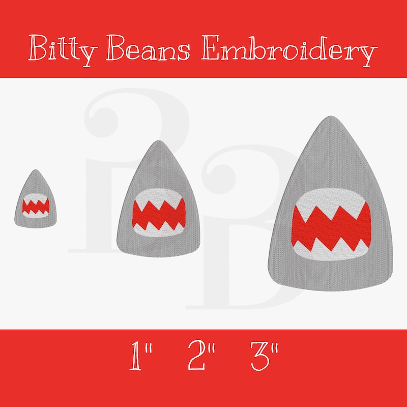 Jaws Embroidery - Etsy