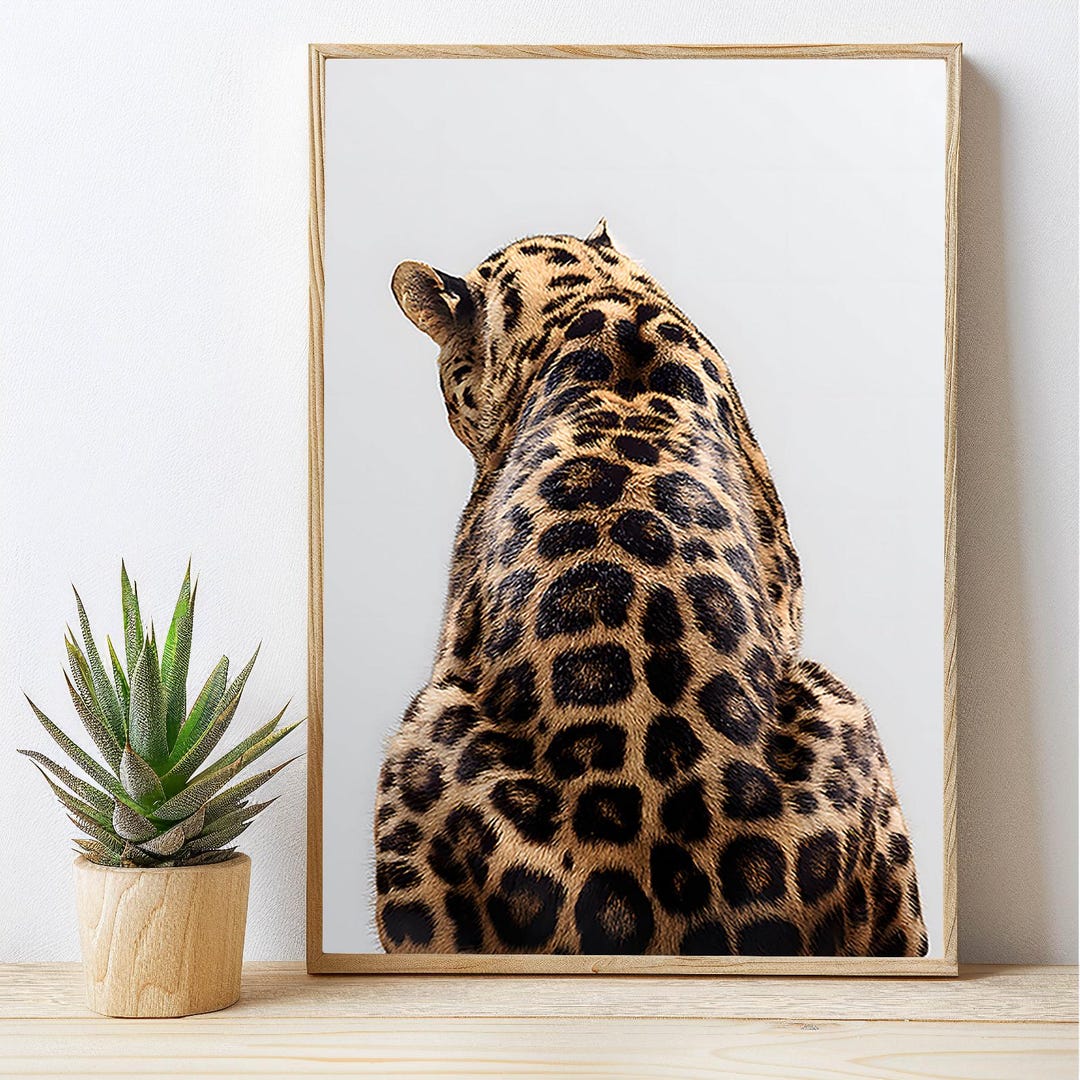 Cheetah Print, Leopard Art Print, Elegant Home Decor, Fashion Poster ...