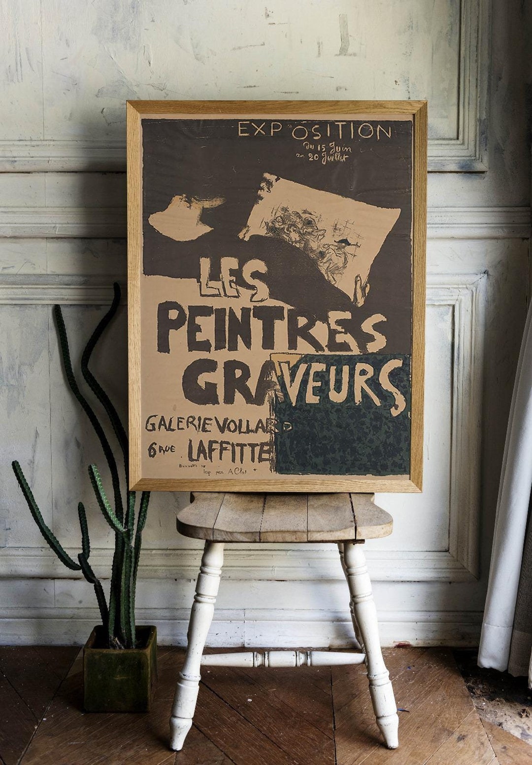 Peintres Graveurs, Vintage French Art Poster,designer Wall Decor, Avant ...